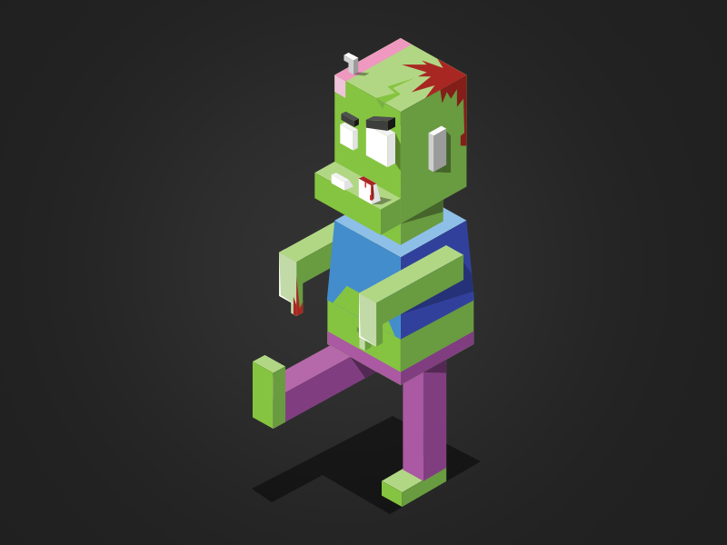 Isometric Character enemy 01 by Dhaval Panchal on Dribbble