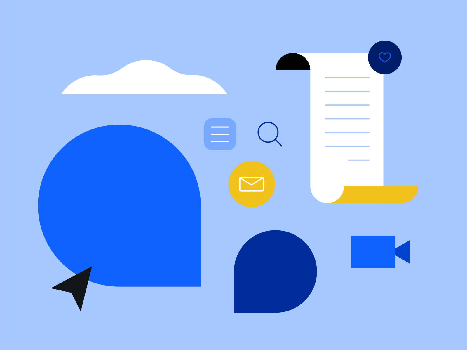 chat pattern blues by studiokat on Dribbble