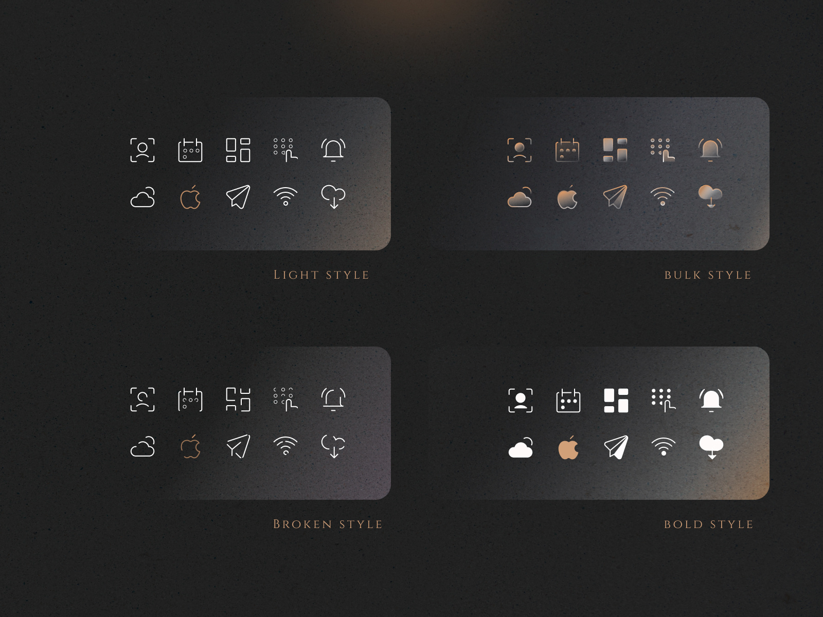 Icon pack by Shiny Minz on Dribbble