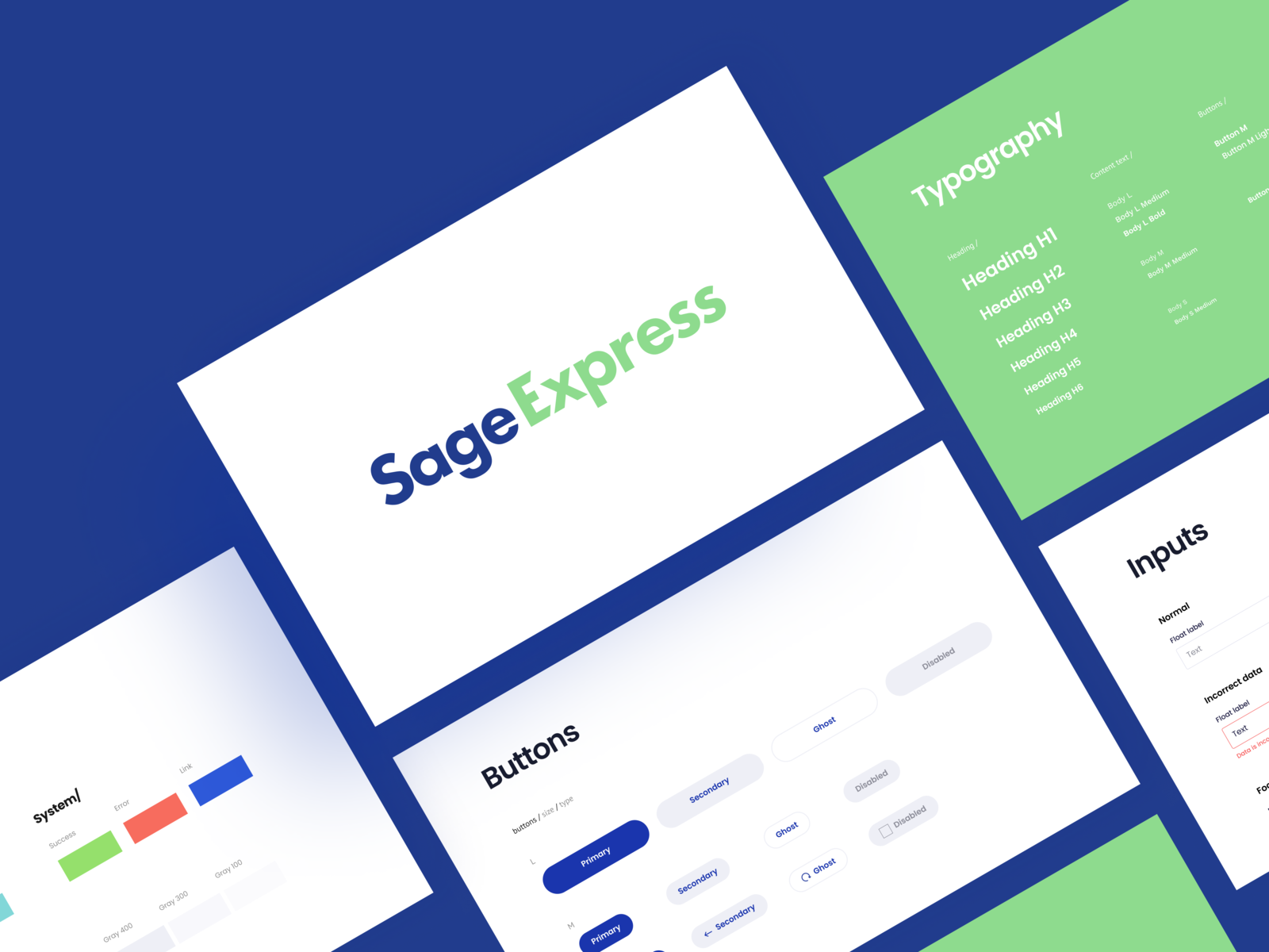 Sage Express - Style Guide by Arounda UI/UX for Arounda on Dribbble