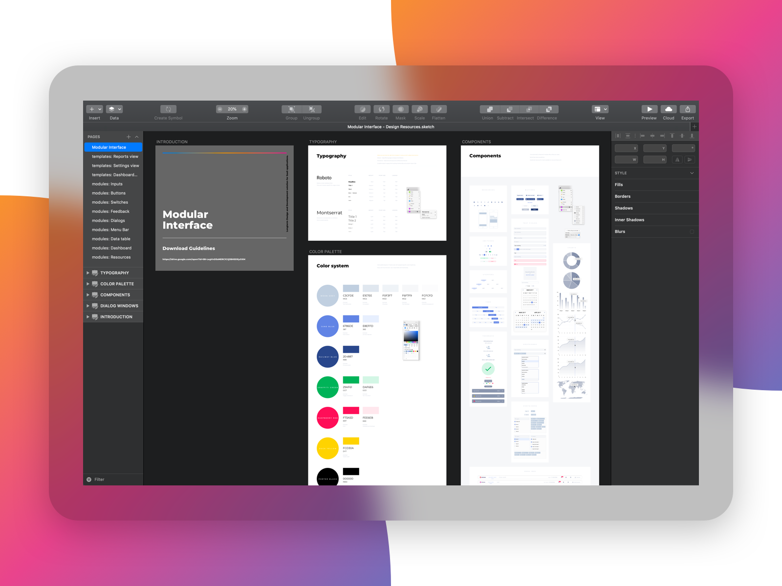 Modular Interface by Radek on Dribbble