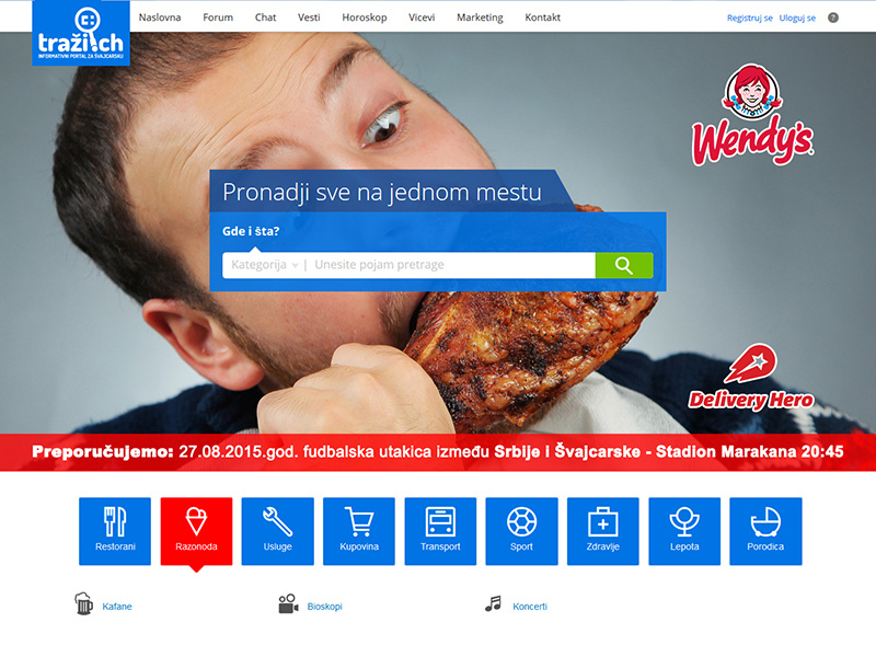 Trazi.ch by Nemanja Arnautovic on Dribbble