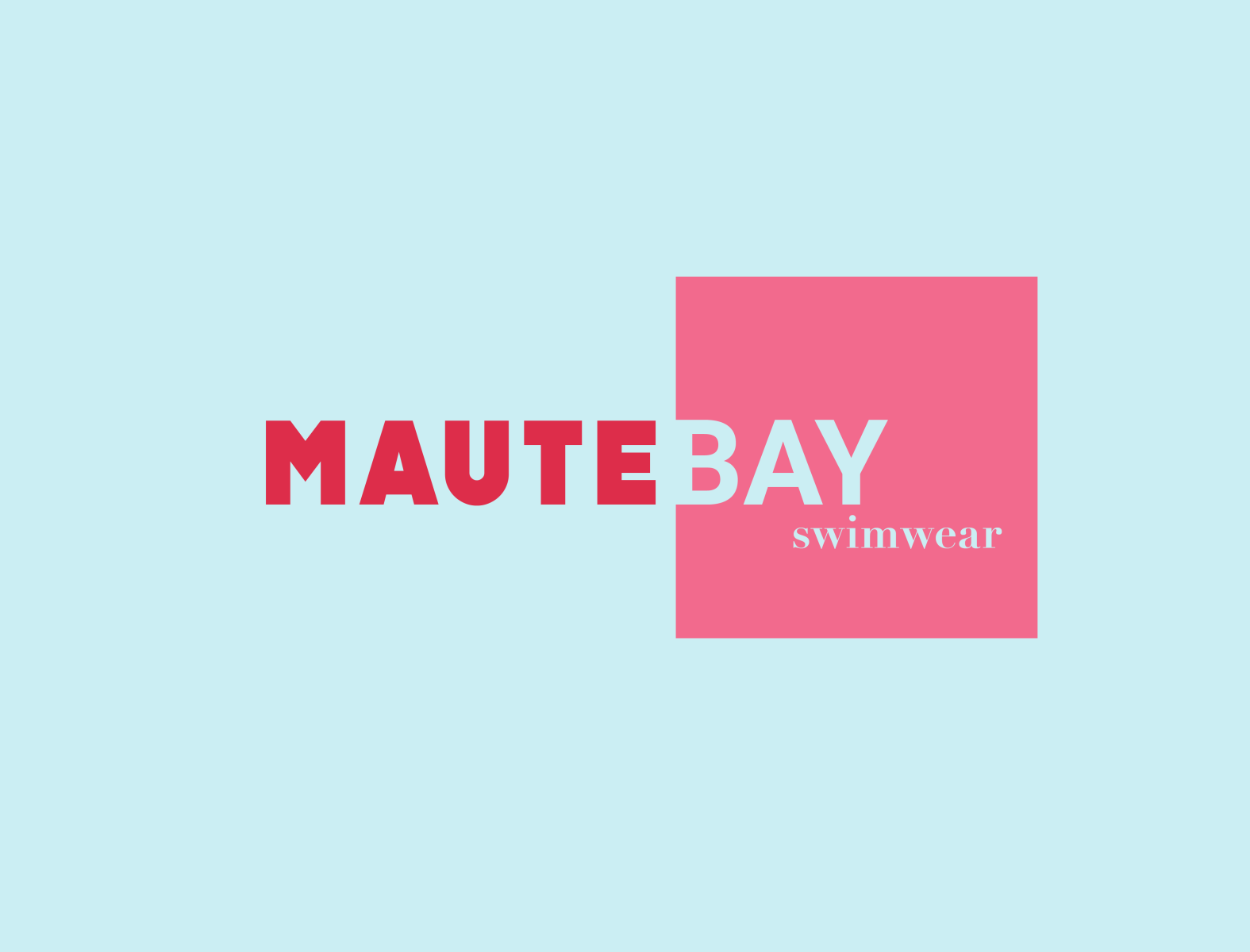 Maute Bay Swimwear: Primary Logo by Miranda Clay on Dribbble