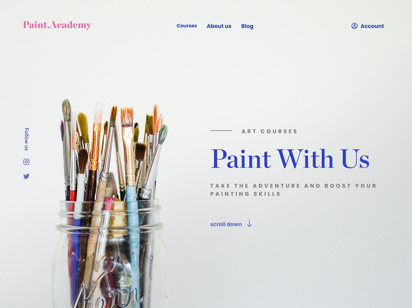 Desktop App | Daily UI Challenge #003 - Landing Page by Justyna ...