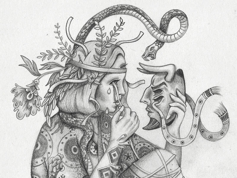 The reflection of a monster by Ale De la Torre on Dribbble