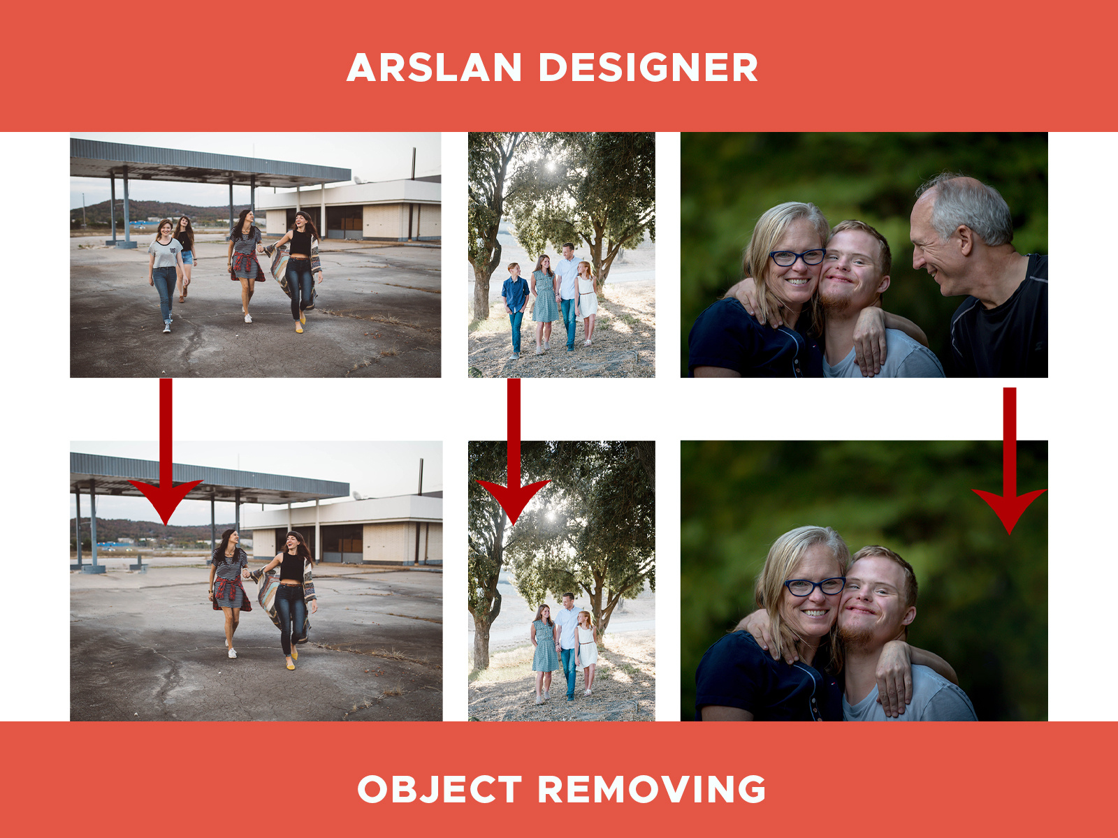 remove object by Arslan Designer on Dribbble