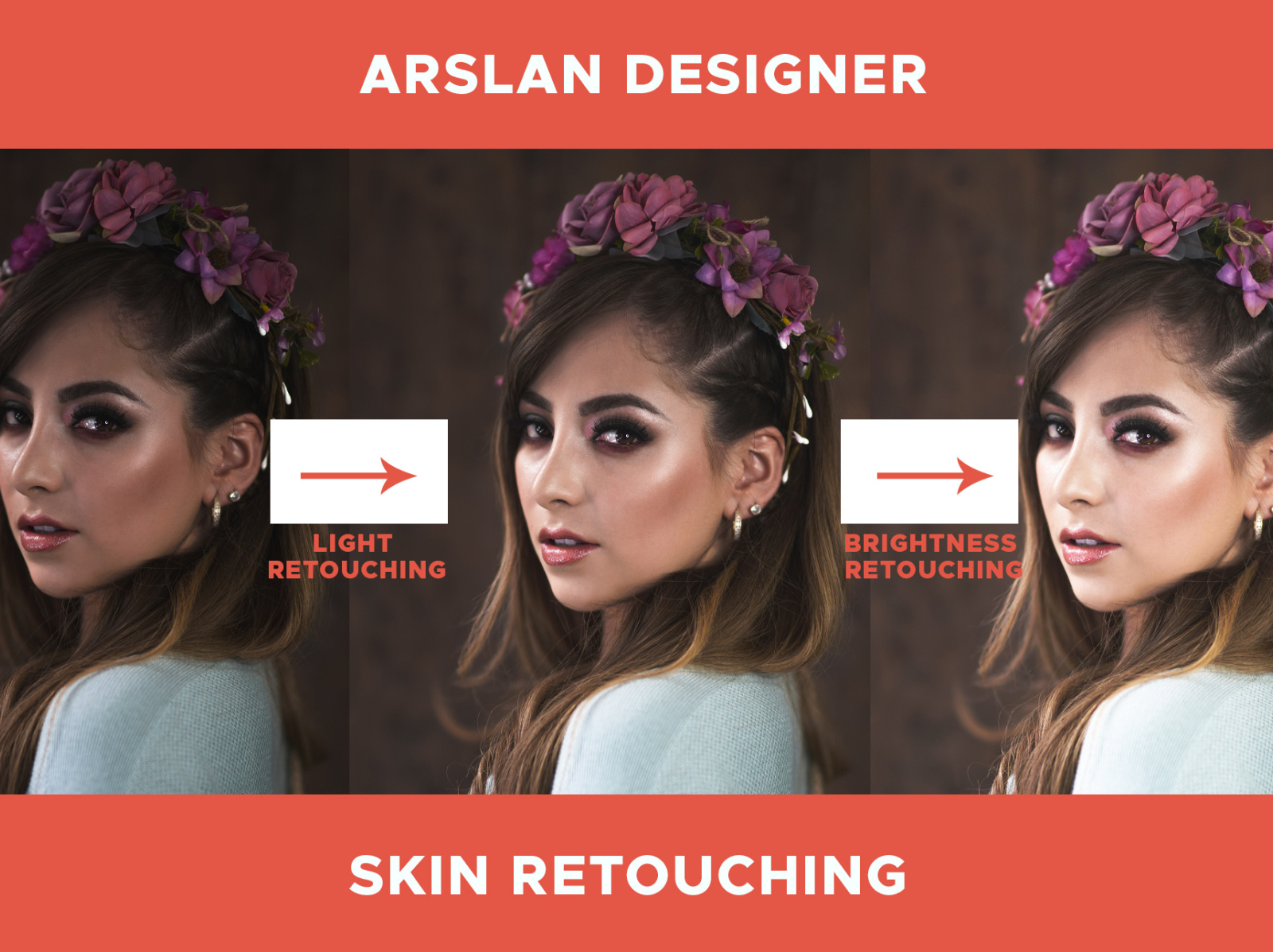 skin retouching by Arslan Designer on Dribbble