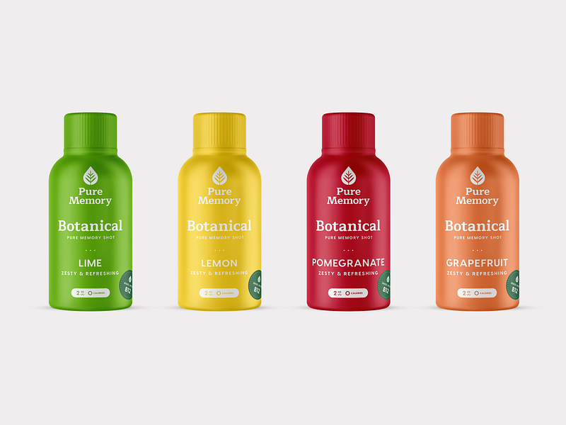 Pure Memory • Packaging Set by Co-motion Studio on Dribbble