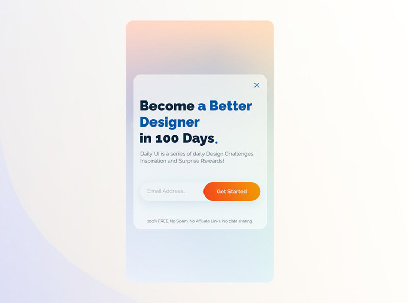Day 16. Pop-Up / Overlay. by Xandr on Dribbble