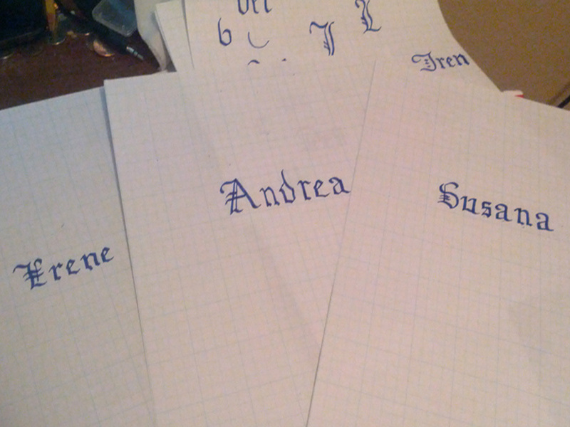 x3 name calligraphy by Alex McIntosh on Dribbble