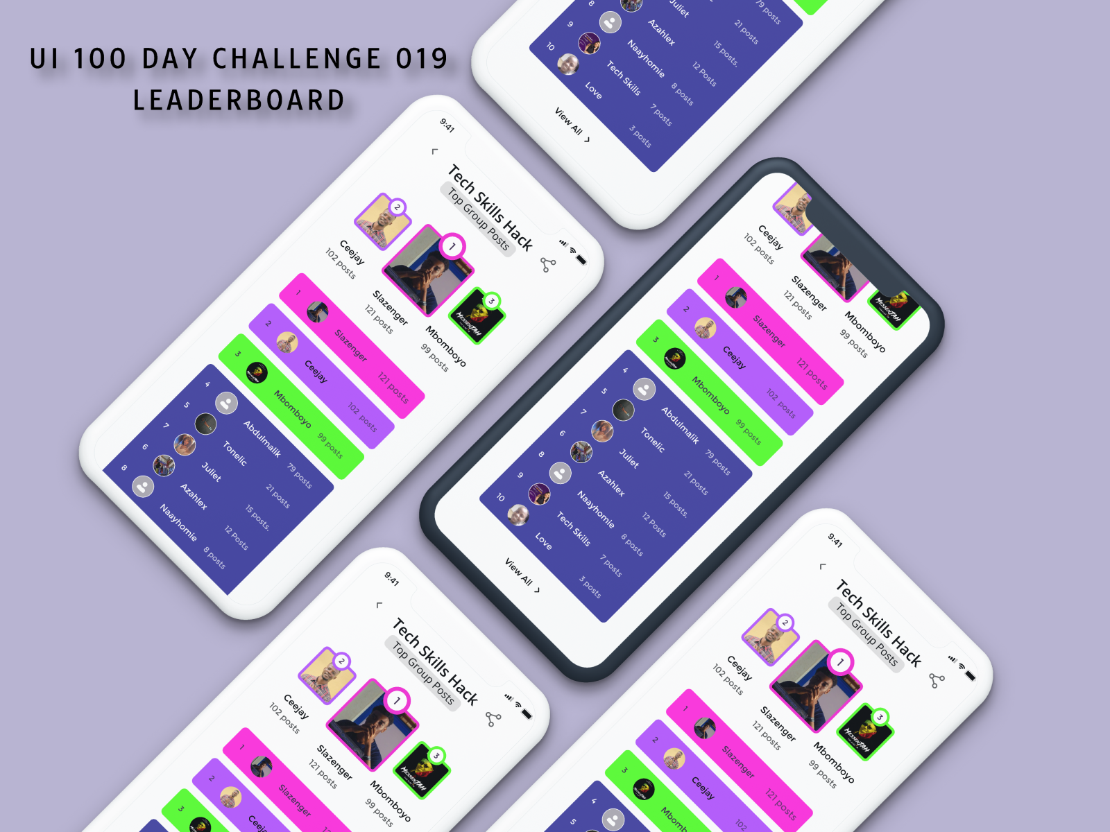 Day 19/100 DAILY UI CHALLENGE by Aniekan Okokon on Dribbble