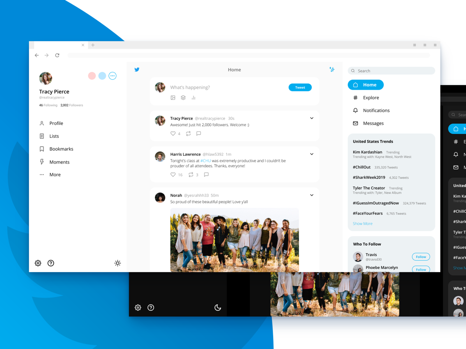 Twitter Web Re-Design Concept by Daniel Zane on Dribbble