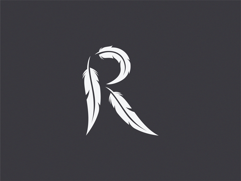Raven letter R ( Unused logo ) by Yuri Kart on Dribbble