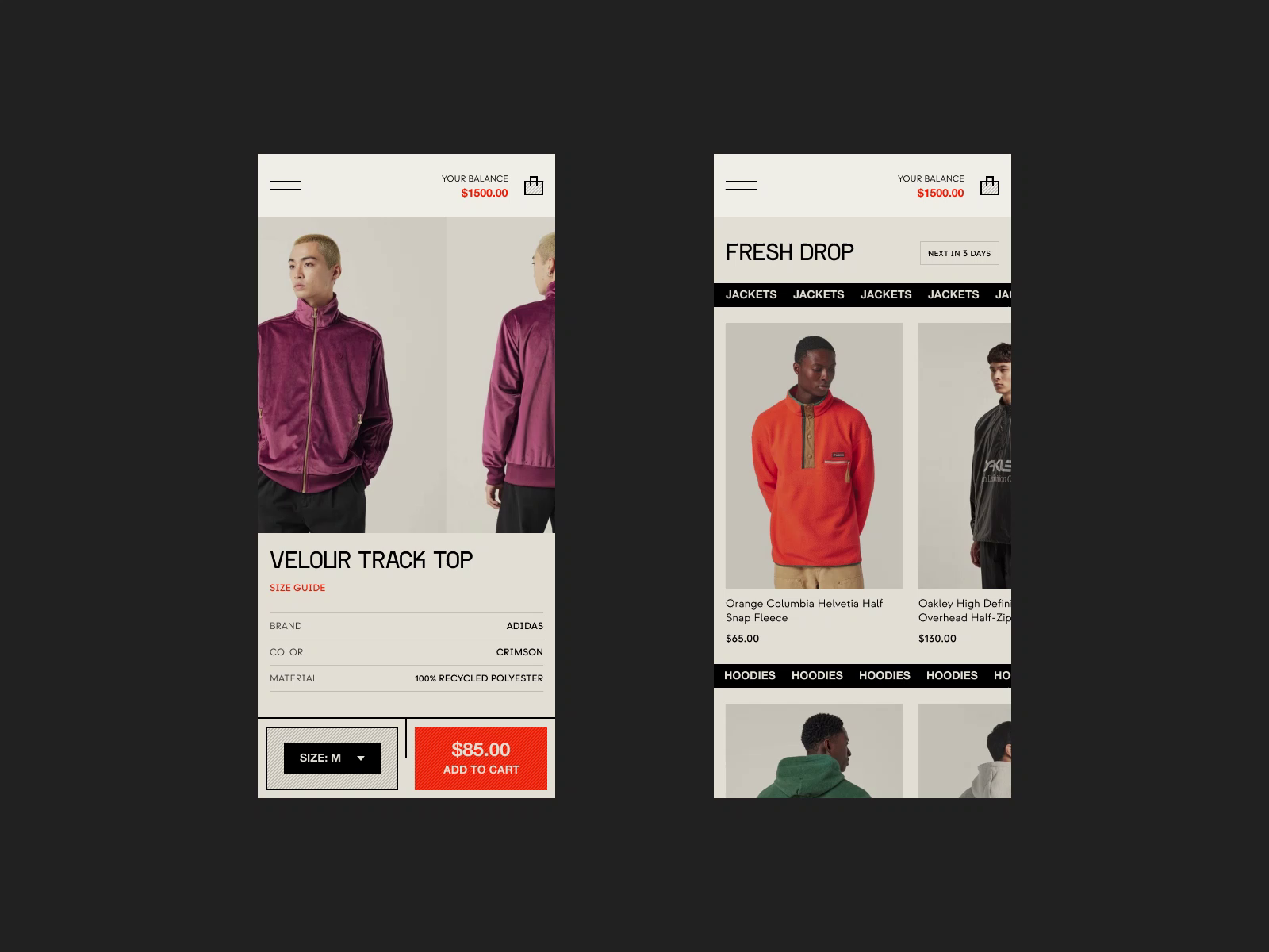 Apparel Ecommerce Mobile Design Animation by Dmitry I. for Attract ...