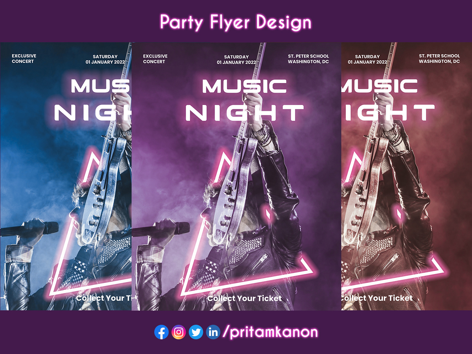 Party Flyer Design by Pritam Kanon on Dribbble