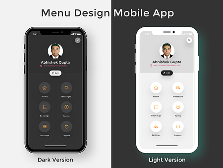 Browse thousands of Menu Mobile images for design inspiration | Dribbble