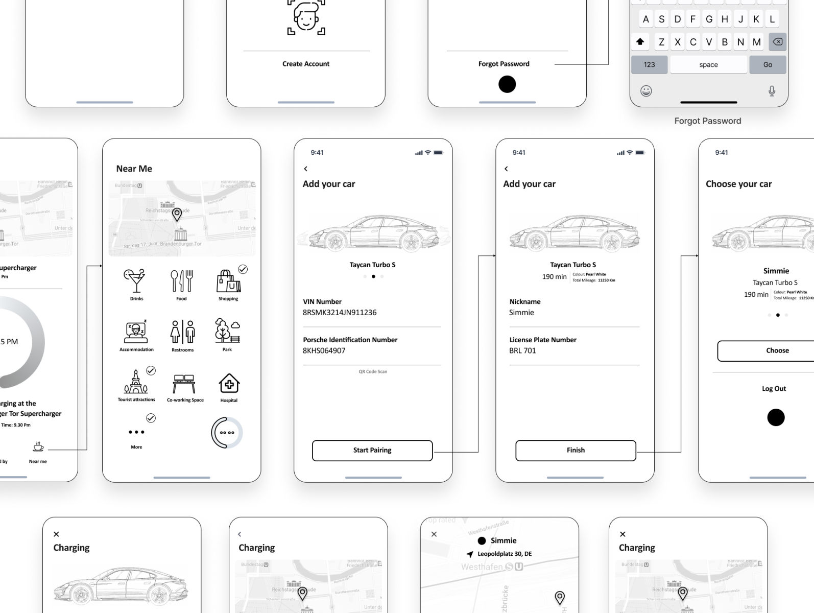 Mobile high-Fi UX wireframes by sreeja revur on Dribbble