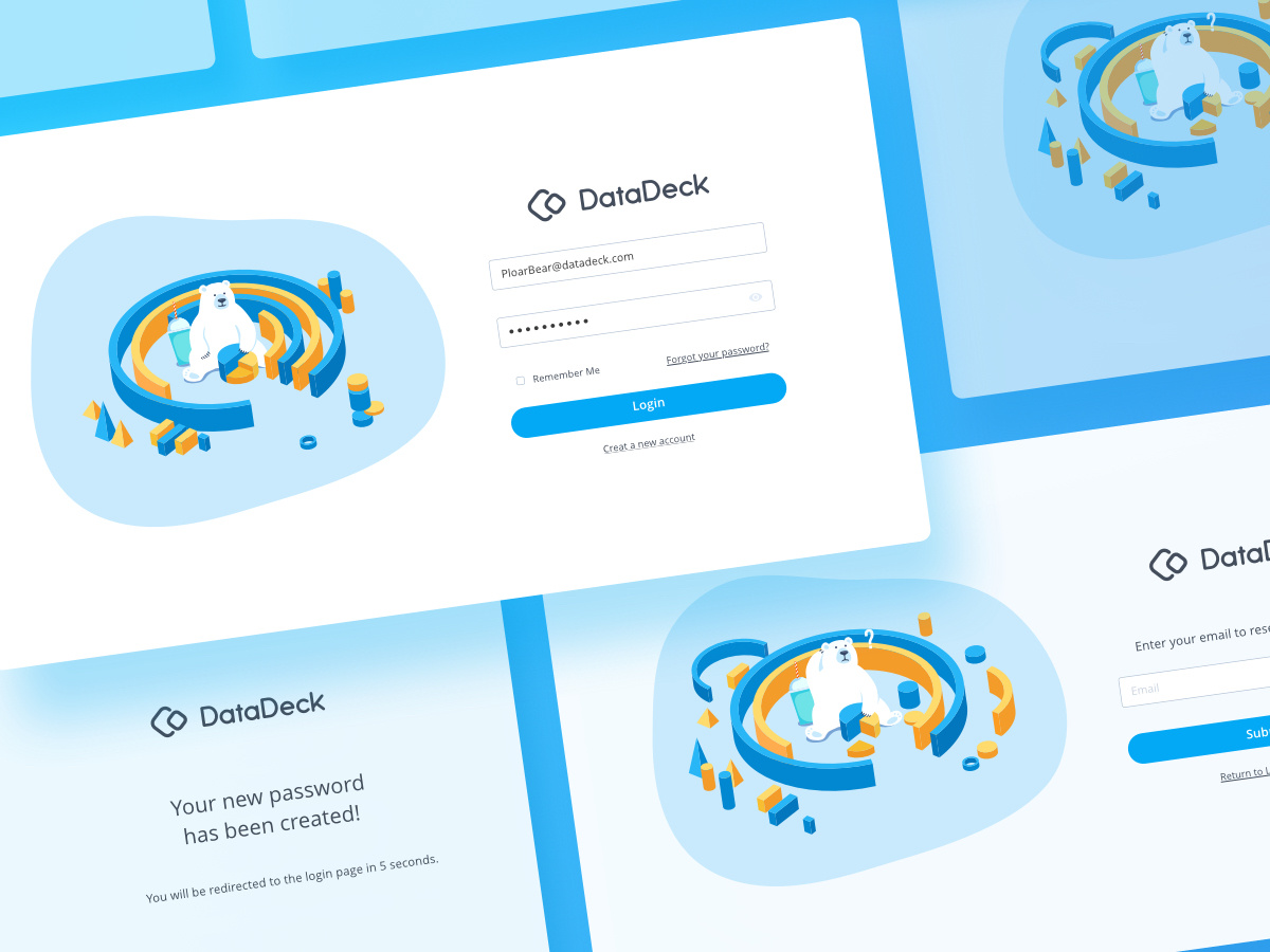 Dd Login Page by LIN for Ptengine on Dribbble