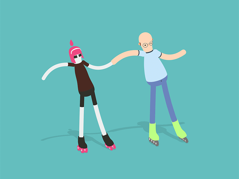 Skating by Miguelgarest on Dribbble