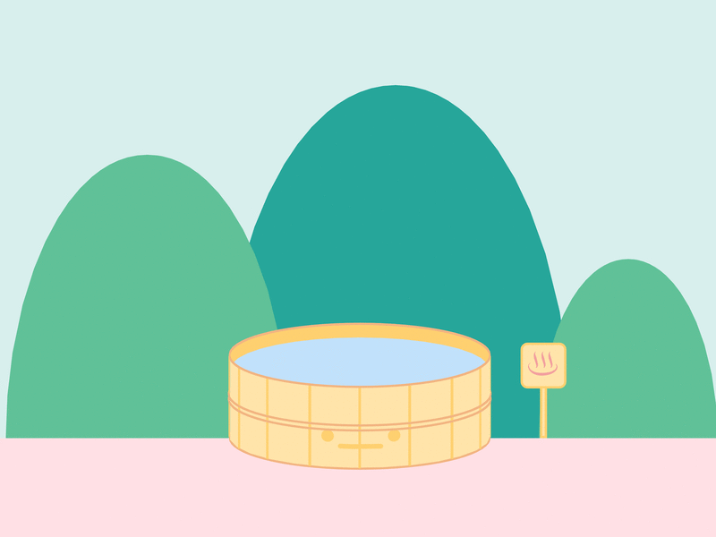Onsen by Miguelgarest on Dribbble