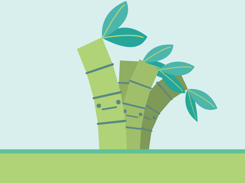Bamboo Growth Animation By Nick Bluth On Dribbble