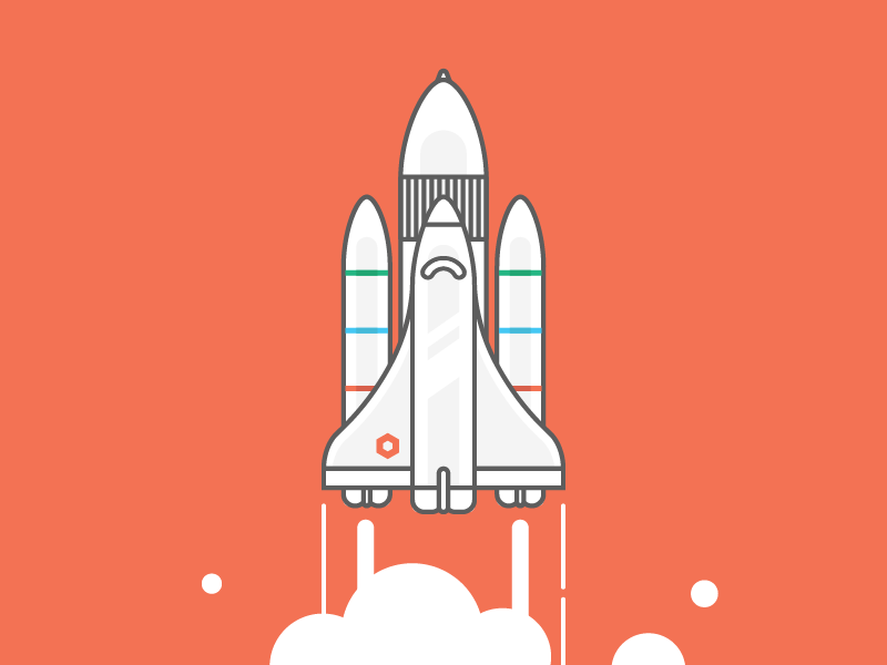 Rocket by Yvonne Ren on Dribbble