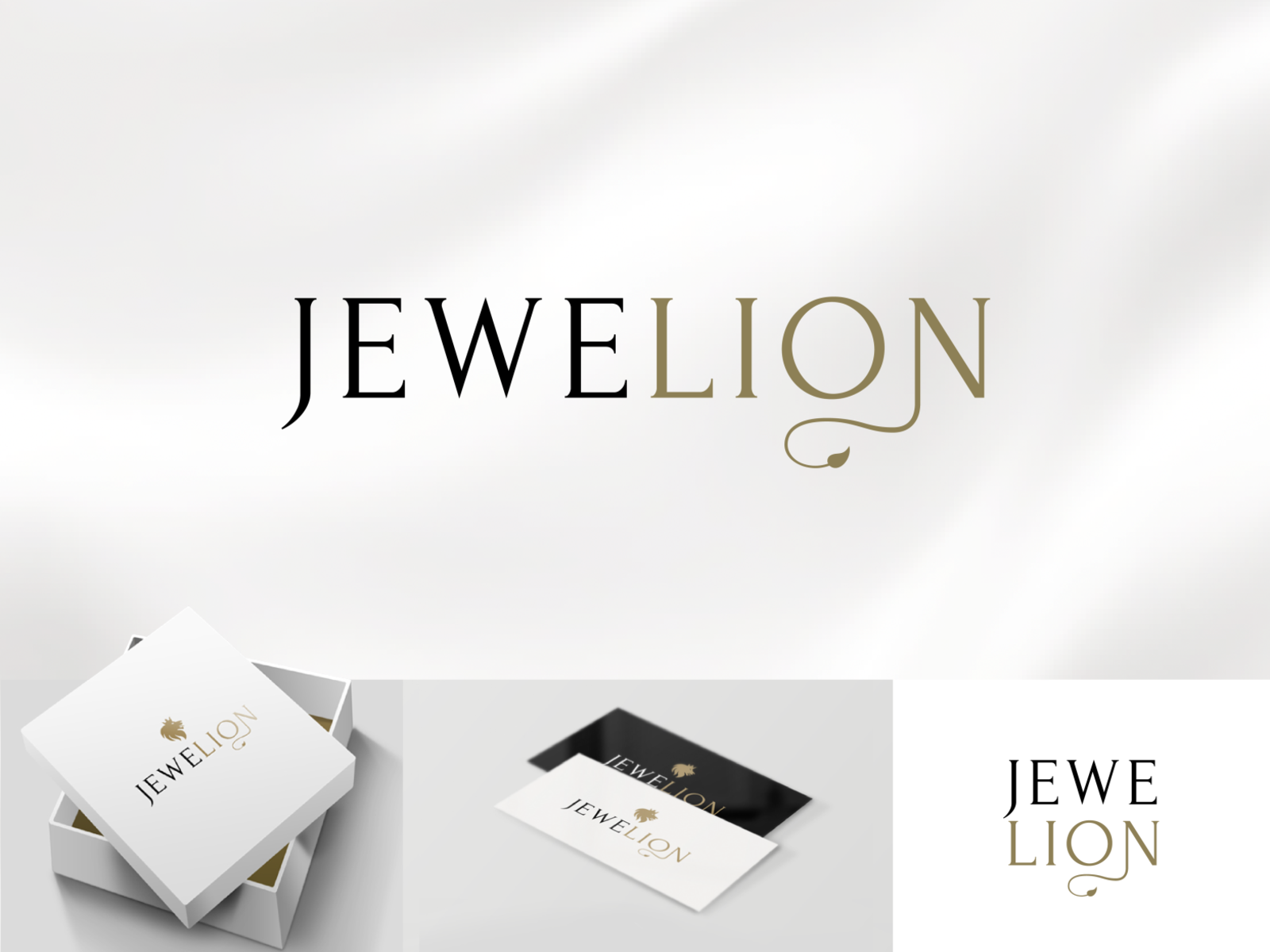 Logo design for Jewelion by Nataliia Telitsyna on Dribbble