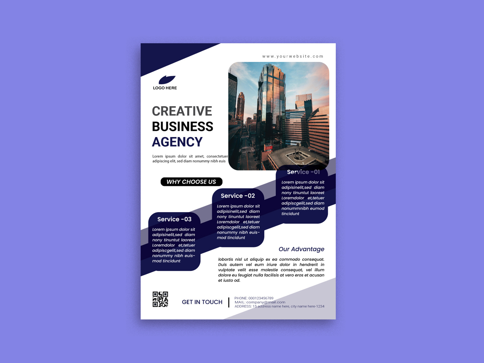 Corporate Business Flyer Design Template by M H Rahman on Dribbble