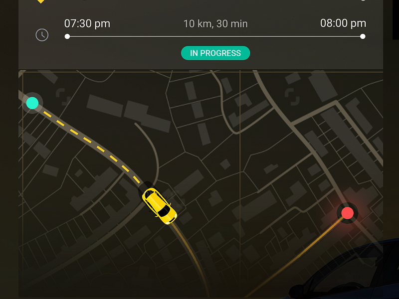 Route Tracking UI by Shikha Gupta _ ️ on Dribbble