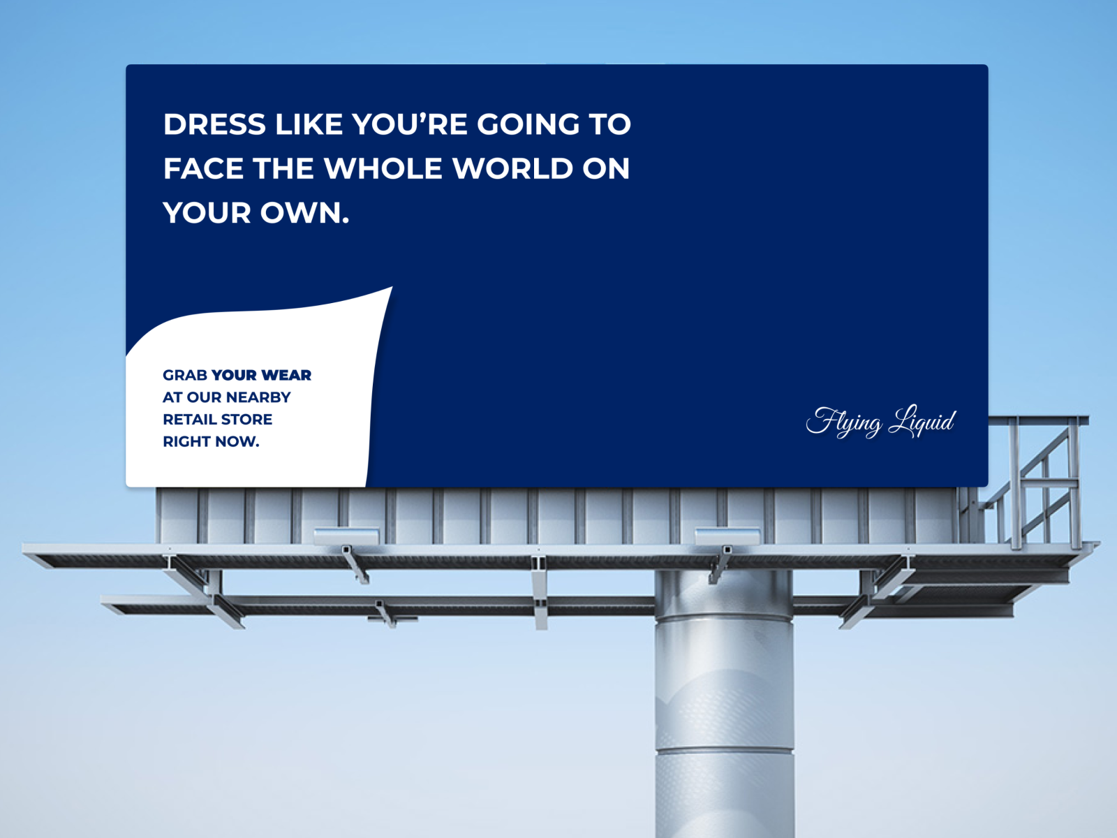 Flying Liquid ~ Billboard Design by Shaiharan on Dribbble