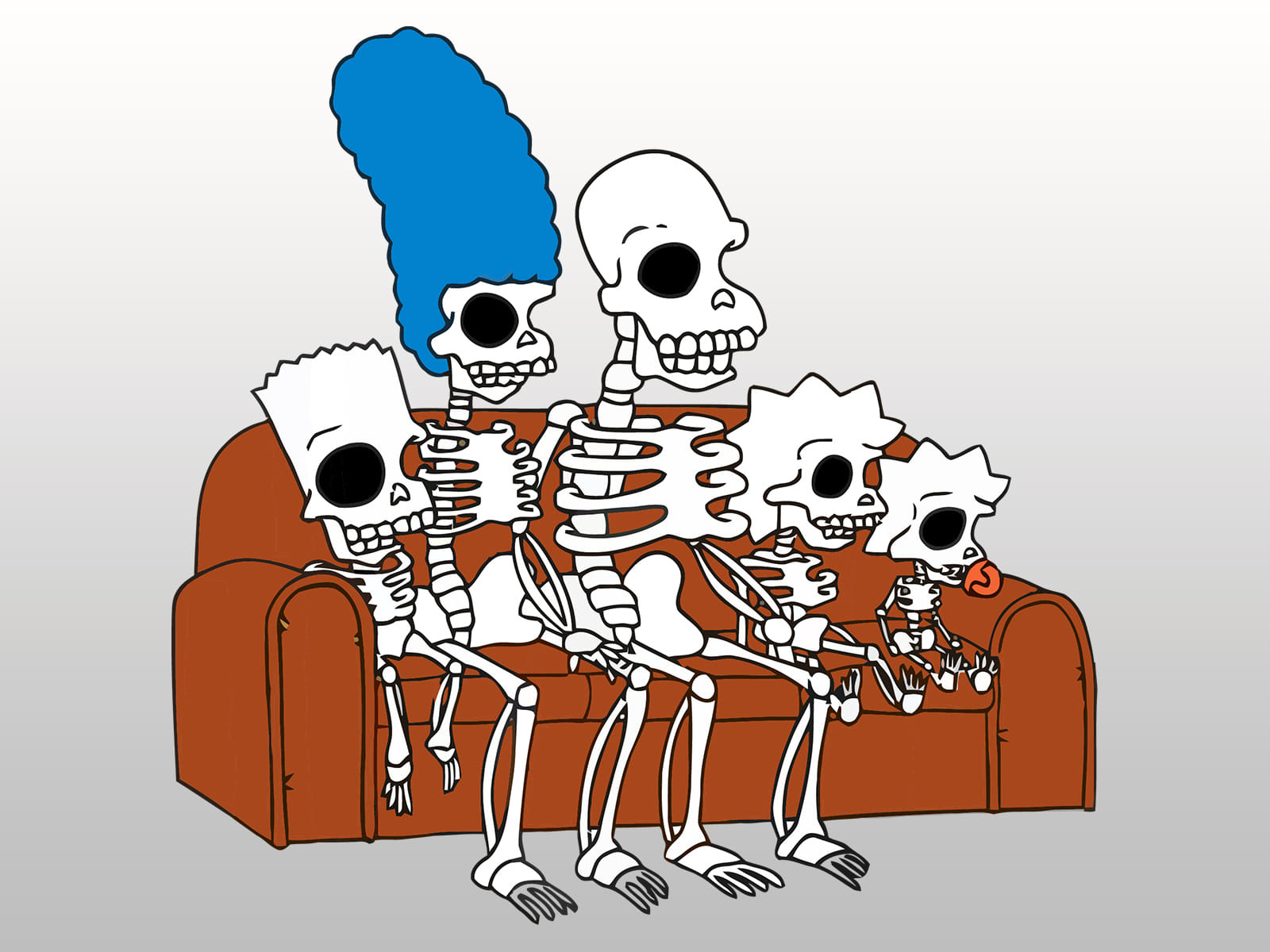 Simpsons Skull Illustration by José Méndez on Dribbble