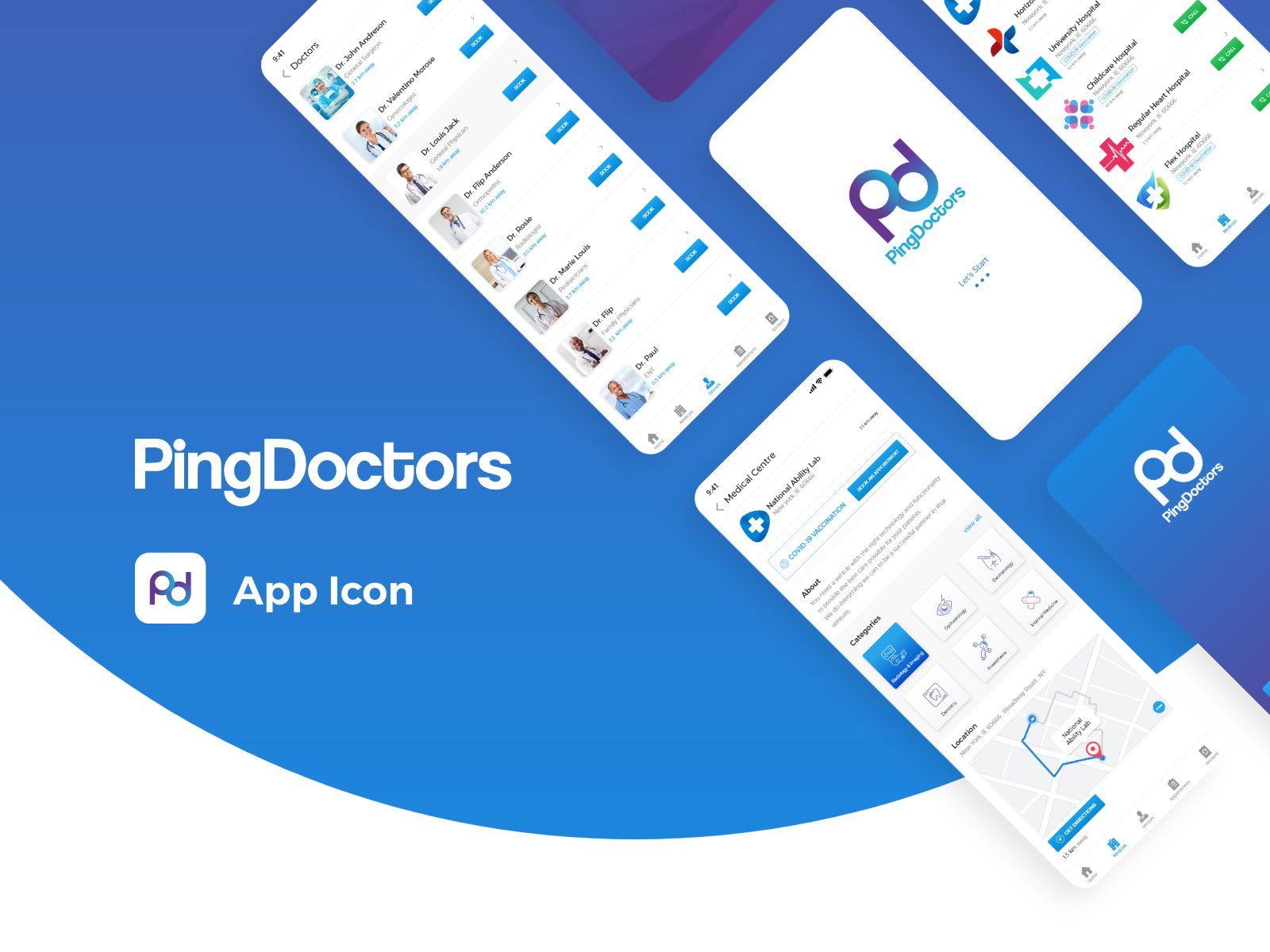 Ping Doctors - App by Anideos by Anideos on Dribbble