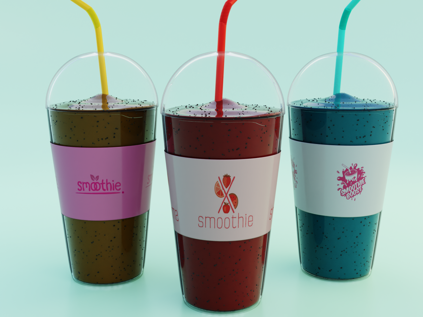 3D beverage drink visualization. by Emmanuel Okolie on Dribbble