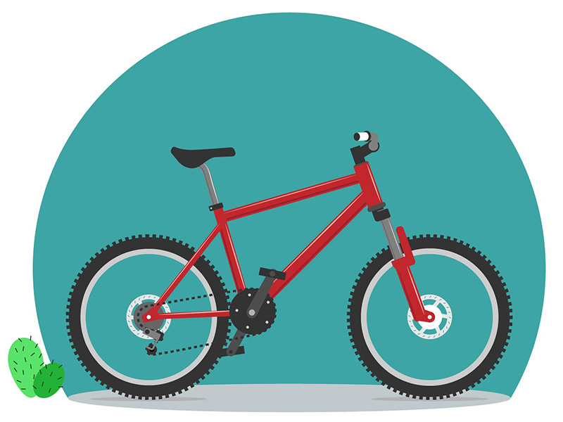 Mountain Bike by Matt Cardinal on Dribbble