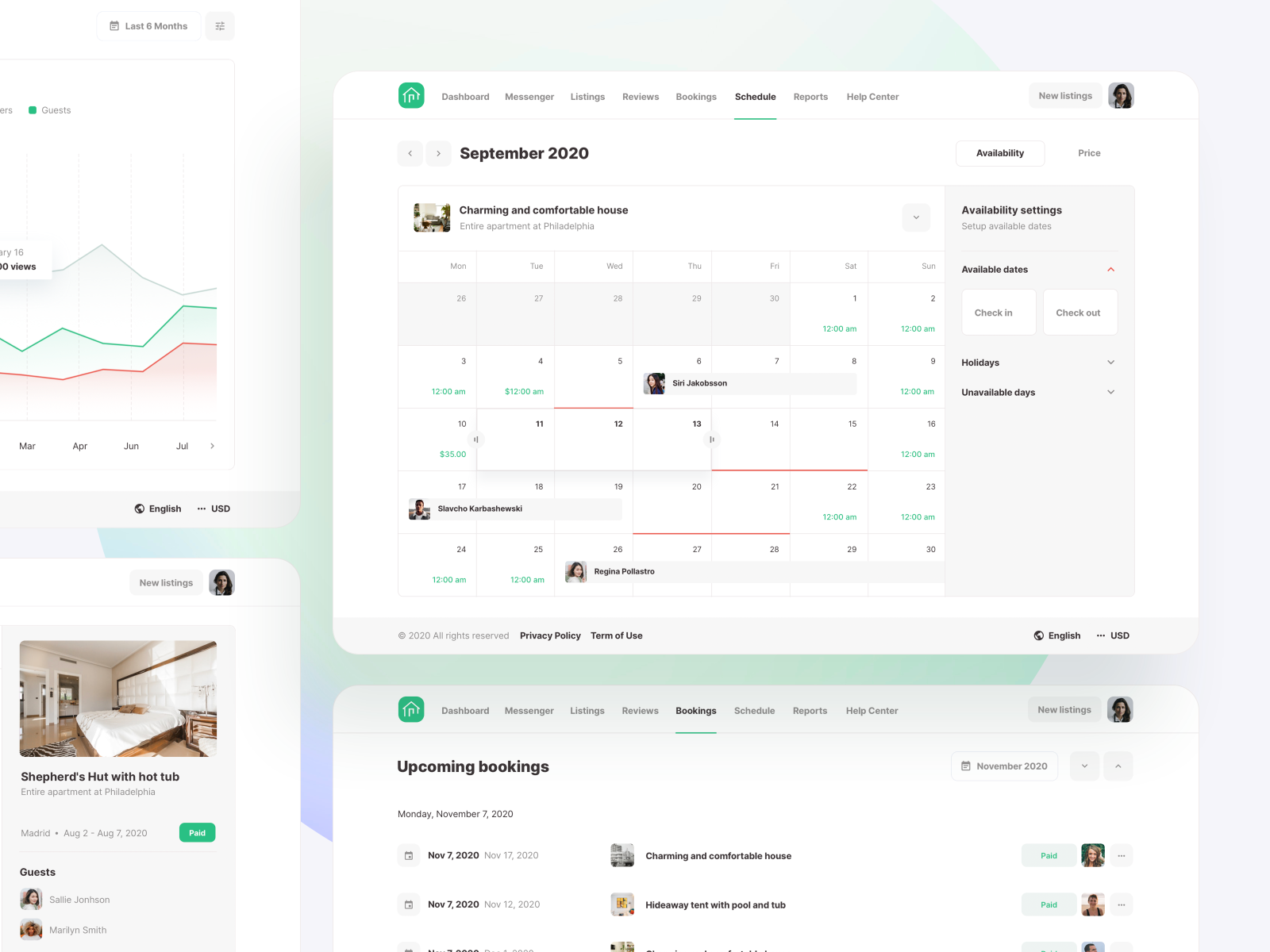 Apartments booking settings - Roomsfy UI Kit by WhiteUI.Store on Dribbble