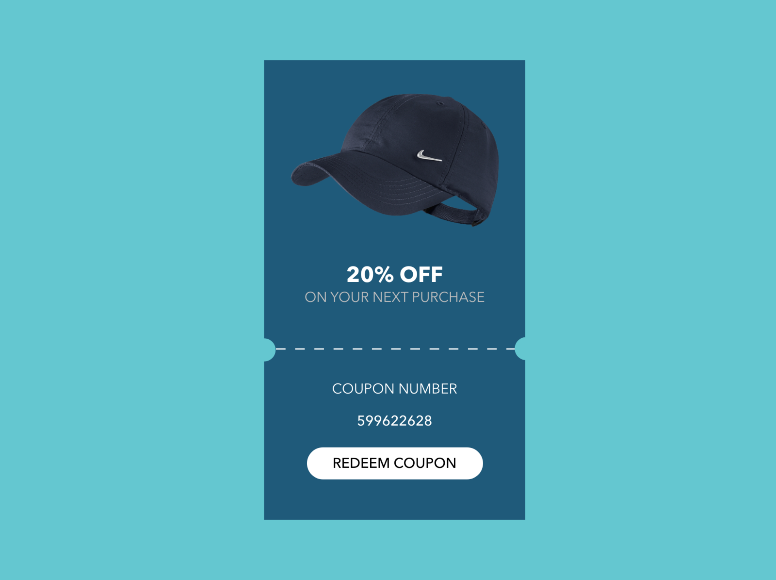 Nike Coupon Design - Daily UI by Chuu Myat Thwe Oo (Chuu) on Dribbble