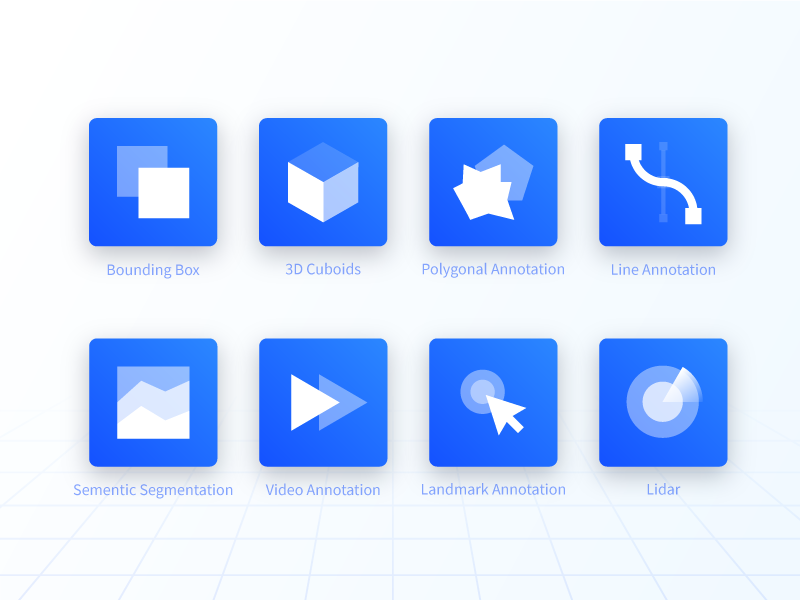 Annotation Tool Icons by Jemis Mali for Playment on Dribbble