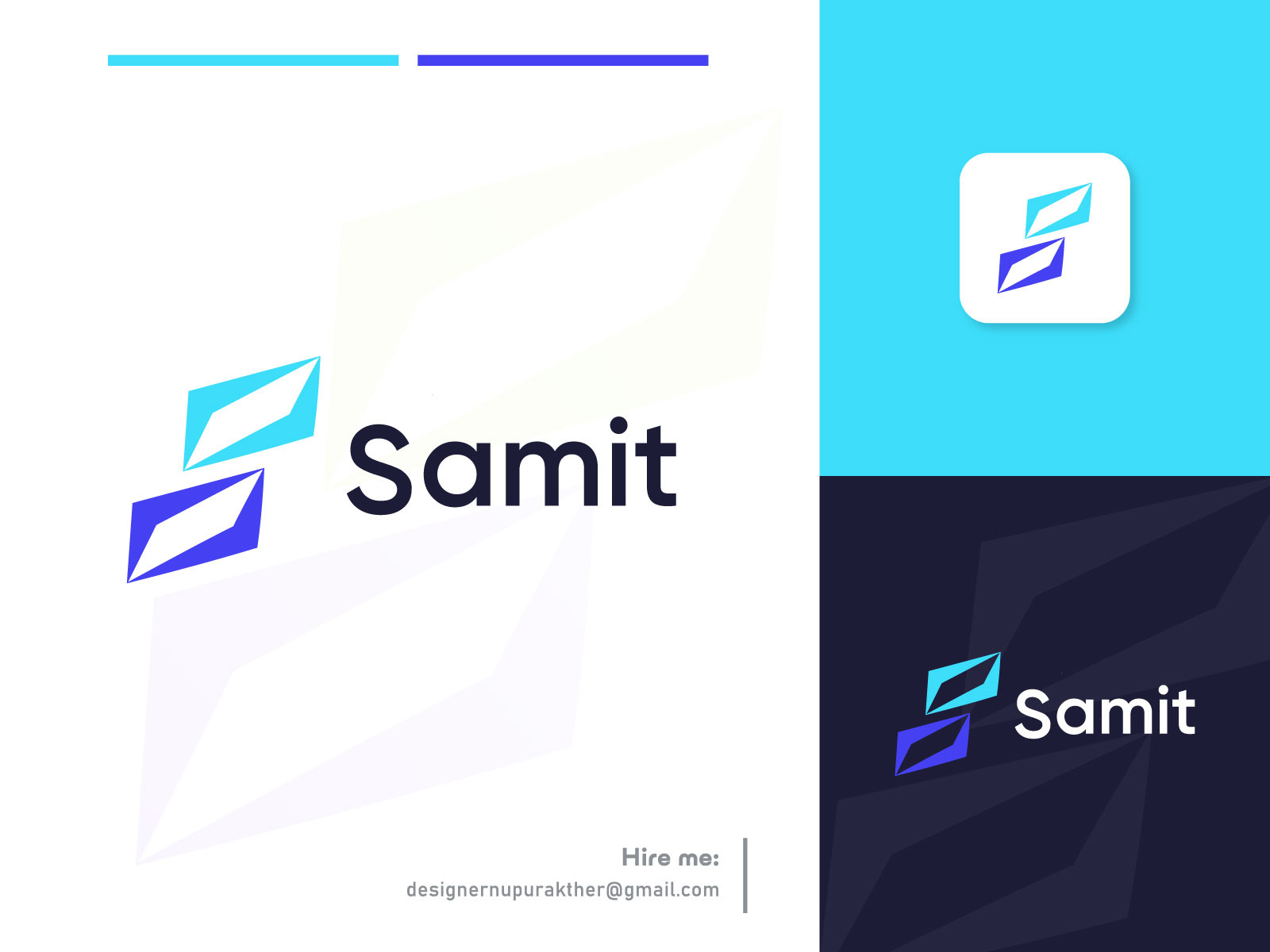 Samit logo design by Nupur Akther - Logo Designer on Dribbble