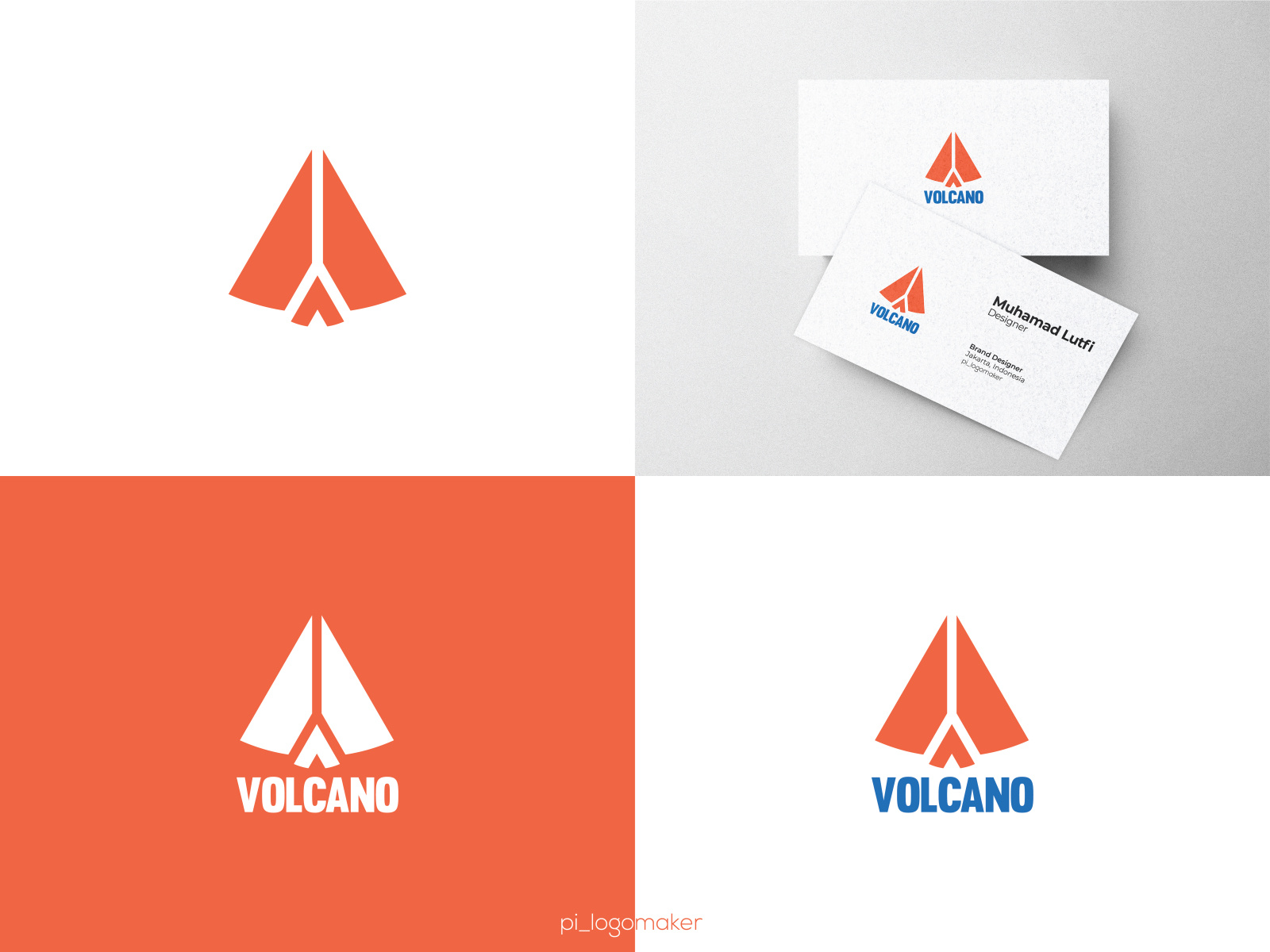 VOLCANO by pi_logomaker on Dribbble
