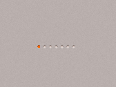 Dot sub-navigational element by Anthony Dines on Dribbble