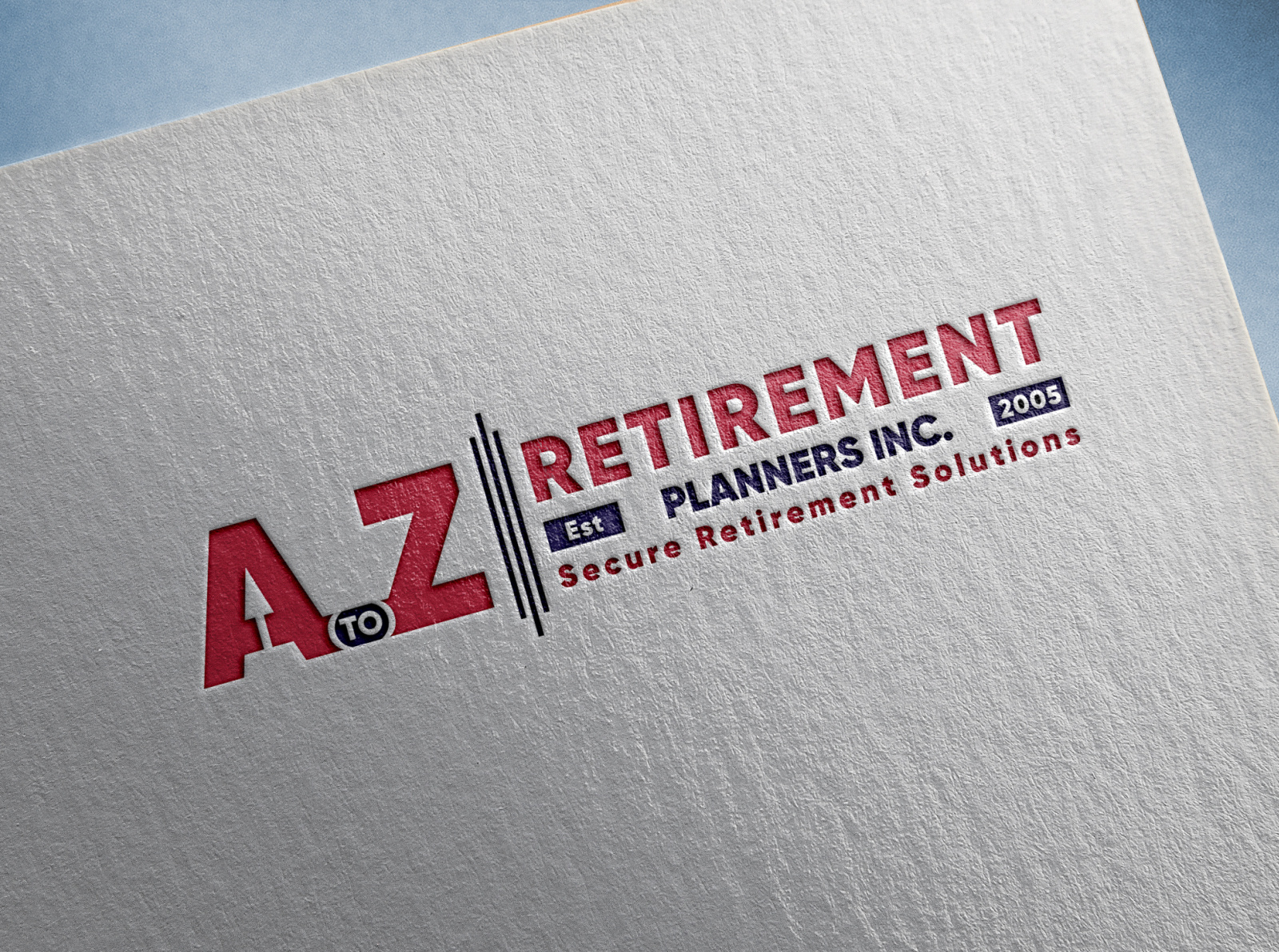 Logo Name: A To Z Retirement Planners Inc. by Rakib Logo Design on Dribbble