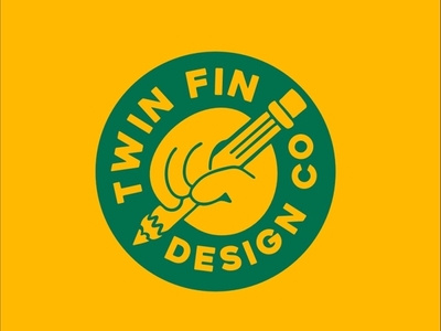 Alternative logo design by Twin Fin Design Co on Dribbble