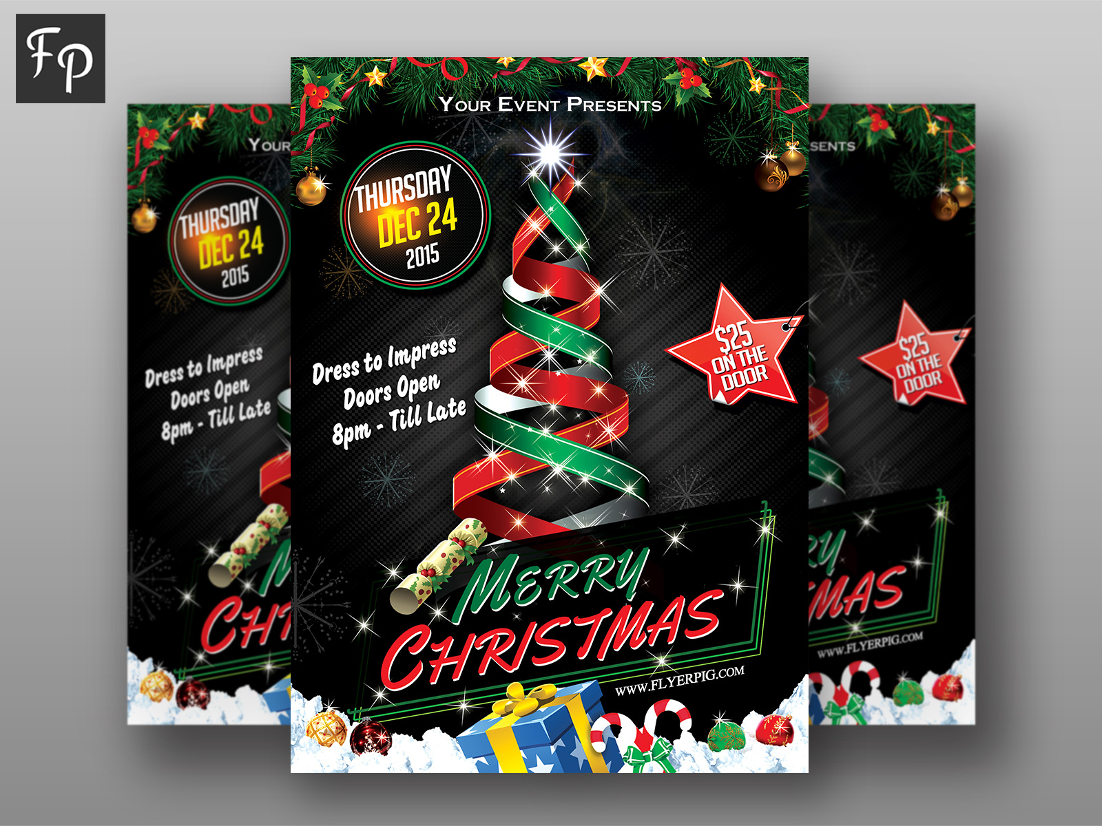 Christmas Flyer by Flyerpig Design on Dribbble