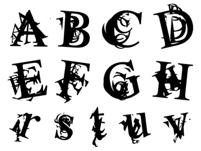 Shaky font by Mustafa on Dribbble