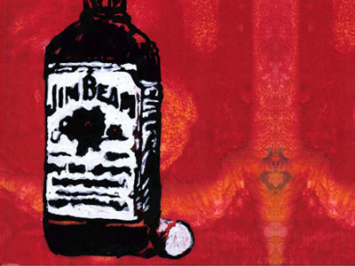 Jim Beam Screen print by Mustafa on Dribbble