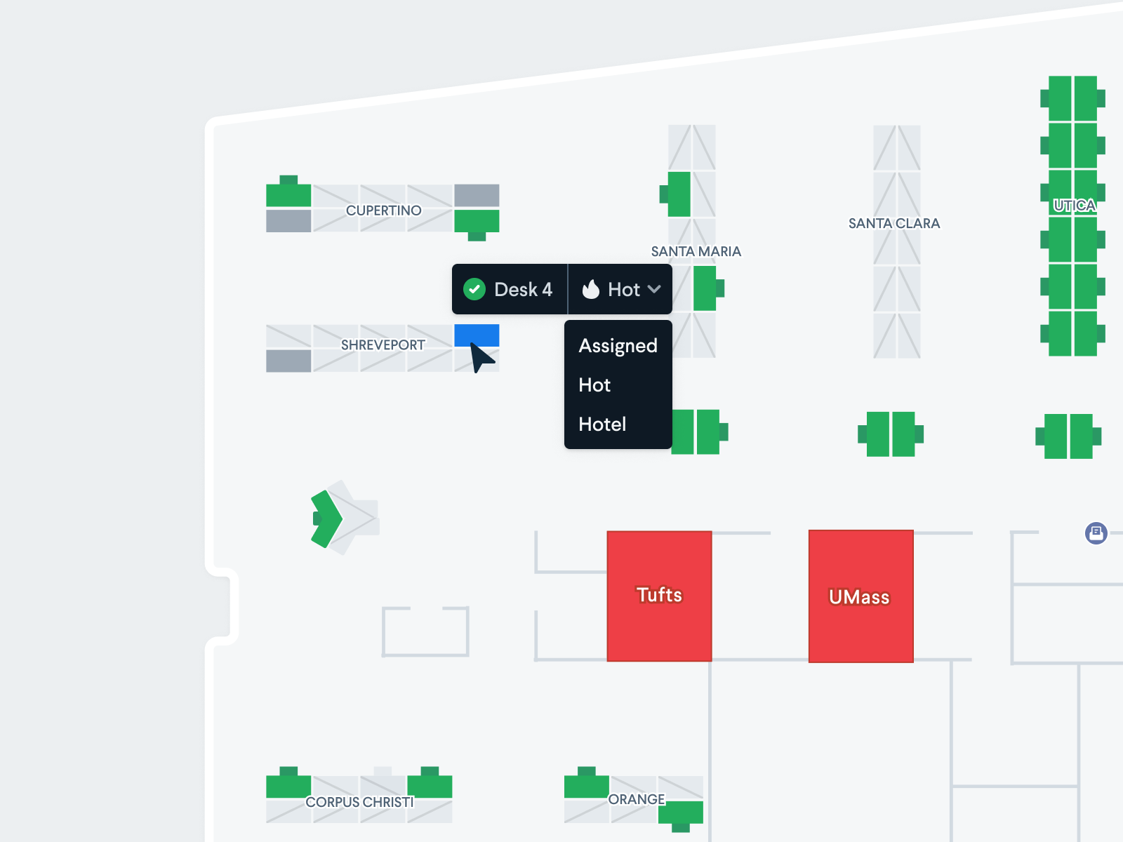 Desk menu by Ryan Coughlin for Robin on Dribbble