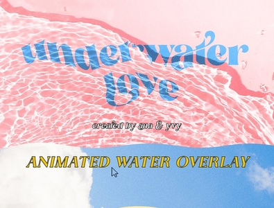 Animated water texture overlay by Fazalbhai on Dribbble