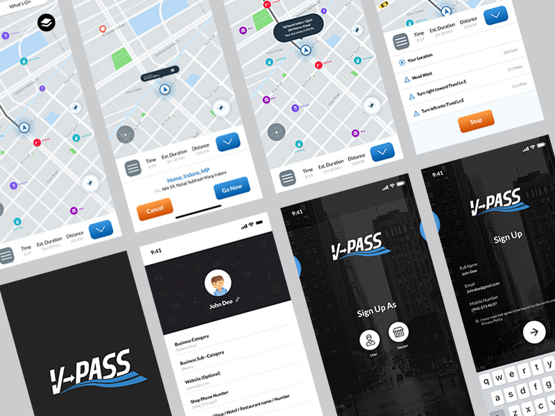 Vpass by agile design on Dribbble