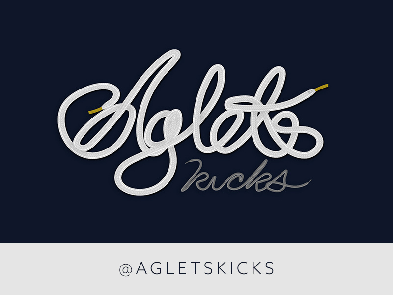 Aglets Kicks Logo Design by Kaila Pettis on Dribbble