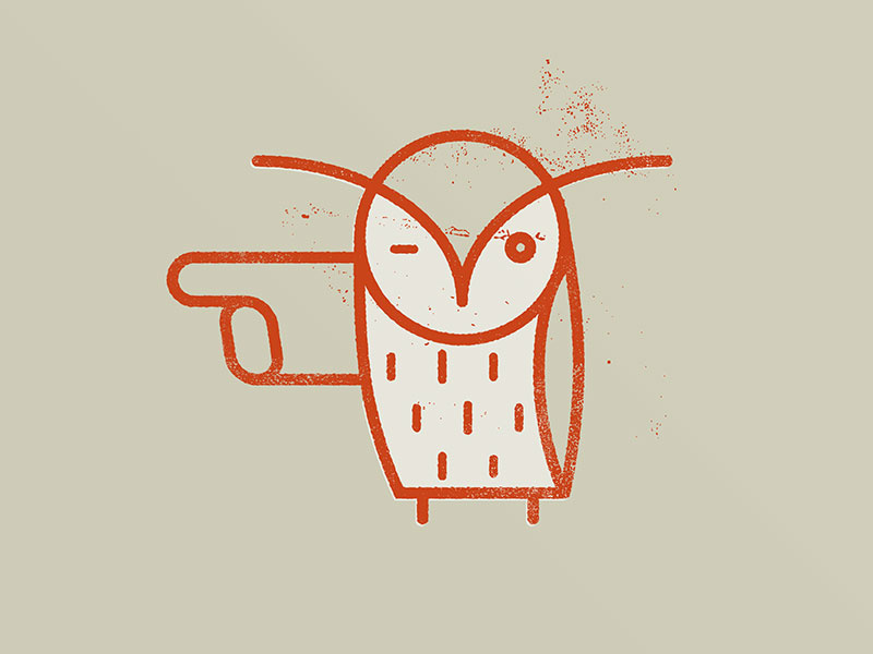 Owl by Dirk Uhlenbrock on Dribbble